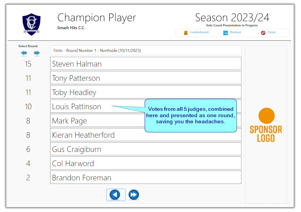 Update – February 2024 Release – Club Vote Count Blog